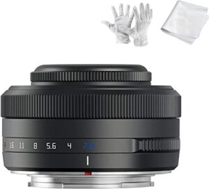 ttartisan (2022 upgrade) ttartisan 27mm f2.8 autofocus lens, compatible with fuji x-mount cameras xs10 x-e4 x-t10 x-t20 x-t3 x-t4 x-t100 x-t200 x-t30 x-pro1 x-pro2 x-pro3 x-e1 (titanium-27mm f2.8)