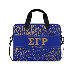 bbgreek sigma gamma rho official vendor - laptop bag or tablet case - 1922 - greek letters - sgrho - sorority paraphernalia