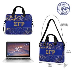 BBGreek Sigma Gamma Rho Official Vendor - Laptop Bag or Tablet Case - 1922 - Greek Letters - SGRho - Sorority Paraphernalia