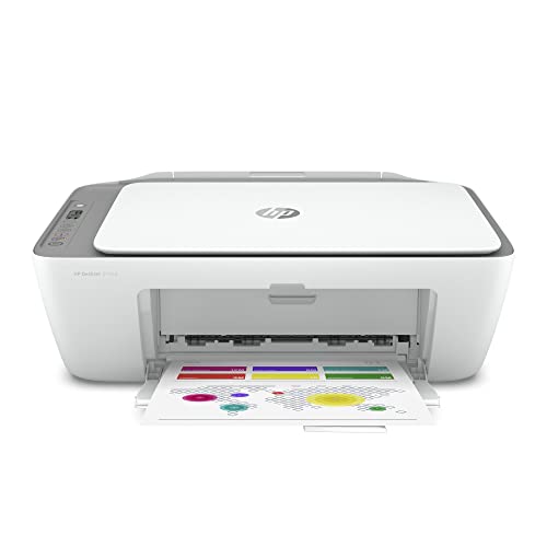 HP DeskJet 27-55e Series All-in-One Color Inkjet Printer I Print Copy Scan I Mobile Printing I Wireless & USB Connectivity I Print Up to 5.5 ppm I Up to 4800 x 1200 DPI Print Resolution +Printer Cable