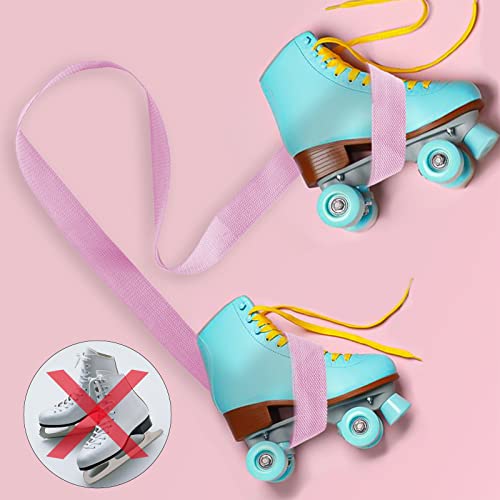 Roller Skate Leash, Adjustable Ski Boots Yoga Mat Carrier Strap for Yoga Mat, Skiing, Snowboarding, Ice Skates and Rollerblades