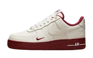 nike air force 1 low women sail/team red-metallic gold dq7582-100 8.5