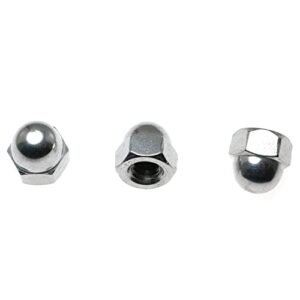 TAODAN 10pcs 1/4-20 Stainless Steel Hex Acorn Cap Nut Decorative Round Head Cover Dome Nuts