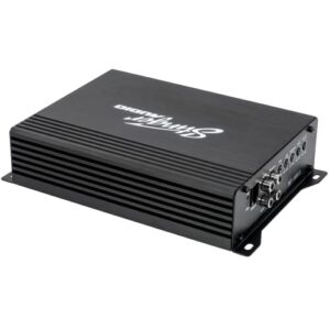 STINGER Audio MT10001 Monoblock Class D Mosfet Power Supply Amplifier with Remote Subwoofer Level Control,1000 Watts RMS.