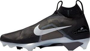 nike alpha menace elite 3"black/white/iron grey mens football cleat. sz 11