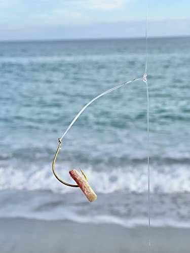 3 Pack 'Catch All' Double Drop Surf Fishing Rigs 40LB Mono - Surf/Pier/Beach Fishing