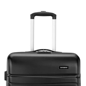 Samsonite Evolve SE Hardside Expandable Luggage with Double Spinner Wheels, Bass Black, Carry-on