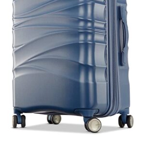 AMERICAN TOURISTER Cascade Hardside Expandable Luggage Wheels, Slate Blue, 28-Inch Spinner