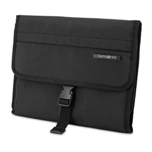 samsonite this hanging folder travel kit is perfect for the sleek jet setter who prefers a slim profile, black, one size