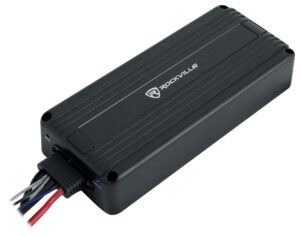 rockville atv220 2 channel utv/motorcycle bluetooth amplifier ip65 micro amp