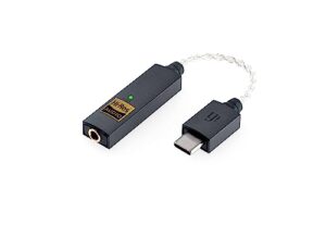 ifi go link - dac & amplifier - usb-c to 3.5mm adapter - improve headphone sound from any device - gold-plated 3.5mm headphone socket – flexible cable - supports hi-resolution 32-bit/384khz/dsd256/mqa