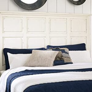 Signature Design by Ashley Braunter Farmhouse Panel Headboard ONLY, King/California King, White