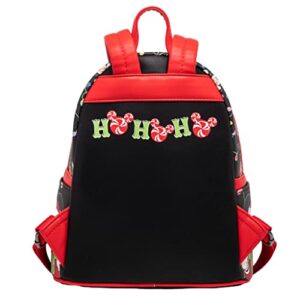 Loungefly Disney Glow in the Dark Santa Mickey and Friends Christmas Lights Backpack