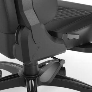 Corsair TC100 Relaxed Gaming Chair, One Size, Black