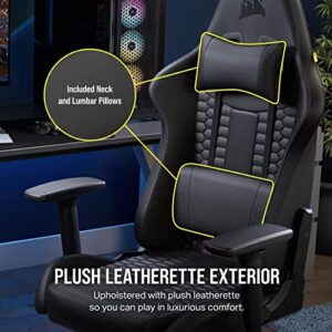 Corsair TC100 Relaxed Gaming Chair, One Size, Black