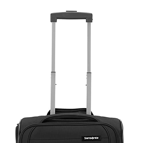 Samsonite Ascella 3.0 Softside Expandable Luggage with Spinners, Black, 2W Underseater