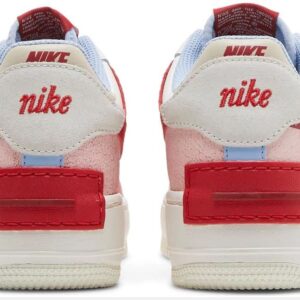 Nike AIR Force 1 Shadow RED/White CI0919 108 Women's Size 11 KC