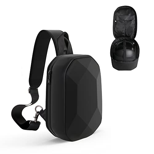 Hard Carrying Case for Meta Quest 2 JSVER Black Backpack Travel Case for Oculus Quest 2 /Quest Pro Accessories