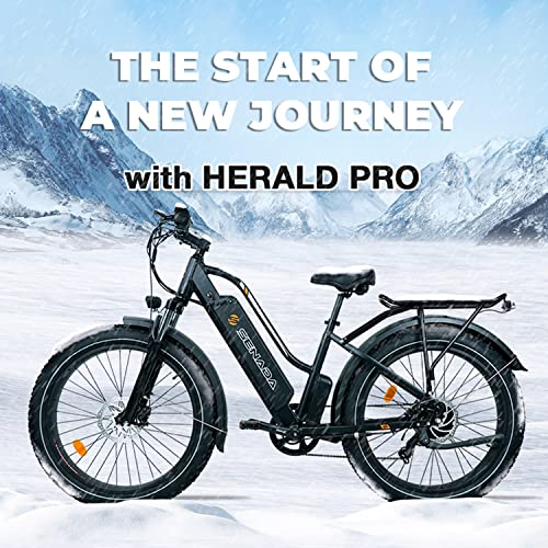 SENADA Electric Bike for Adults, 26" x 4.0 Fat Tire Electric Bikes, 1000W 48V 21Ah Ebike, 30MPH Snow Beach Electric Bicycle with Removable Battery, 7 Speed