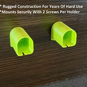 Ryobi 18V Cordless Battery Mounts Hangers Holders Brackets - 6 Battery Mounts