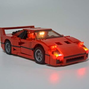 astem led kits for lego ferrari f40, led only for lego10248 (light only,not include the lego set).