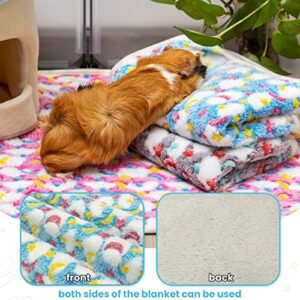 CUSOZWO Guinea Pig Bedding Mat - 3 Pack Waterproof Washable Rat Cage Liner Bedding Accessories Soft Fleece Blankets for Rat, Rabbit, Chinchila, Hedgehog, Ferret, Hamster, Small Animals