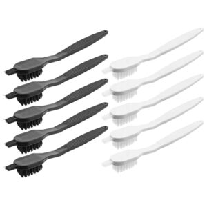 doitool 10pcs toothbrush tiny tool blender dish deep white scrubber appliance detail keep brushes keyboard for juicer multipurpose kitchen micro soy crevice gap black cleaning cap