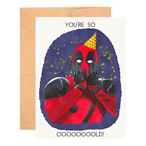 funny deadpool birthday card for him her hilarious birthday card marvel movie meme card for friend rude birthday card inappropriate birthday cards