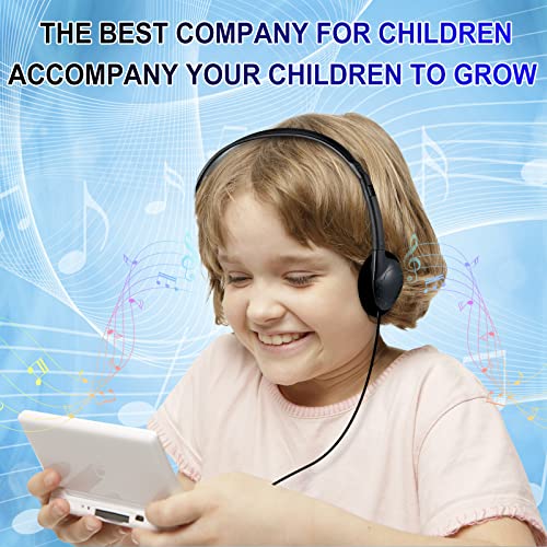 CN-Outlet 10 Packs School Headphones Bulk for Classroom Students Kids Children Toddler Boys Girls Teens and Adult (10 Black)