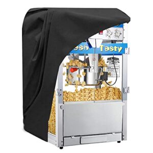 Rilime Popcorn Machine Cover Compatible with GREAT NORTHERN- Waterproof 420D Popcorn Cart Cover,Dustproof Popcorn Maker Cart Cover With Adjustable Drawstring 16"L X 18"W X 31"H