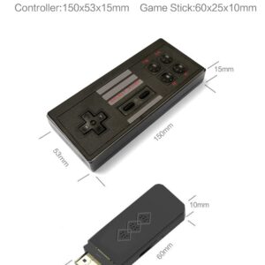 Babibubary Retro Game Stick with 1550+ Classic Video Games for TV with HDMI Output NES Wireless Extreme Mini Game Box Old Arcade Plug and Play Video Game Console Great Gift for Adults & Kids