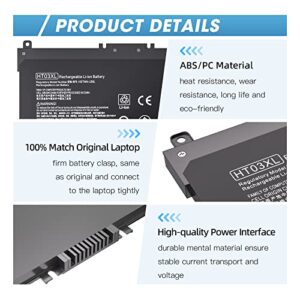 HTO3XL Laptop Replacement L11119-855 HT03XL Battery for HP Pavilion 15-CS3073CL 15-CU0058NR 15Z-CW100 15-CS3153CL 15T-CS200 15-CS0XXX 15-CS2064ST 15-CS3XXX 15-CW1068WM 15T-CS300 15-CW1063WM 15Z-CW000