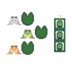 MINECRAFT Build-a-Portal Frogs Action Figure 3-Pack