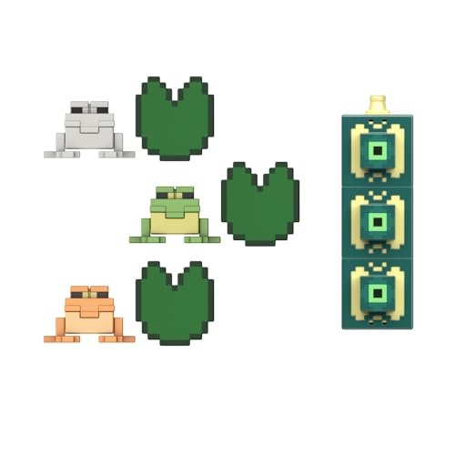 MINECRAFT Build-a-Portal Frogs Action Figure 3-Pack