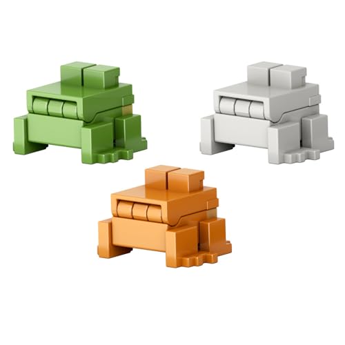 MINECRAFT Build-a-Portal Frogs Action Figure 3-Pack