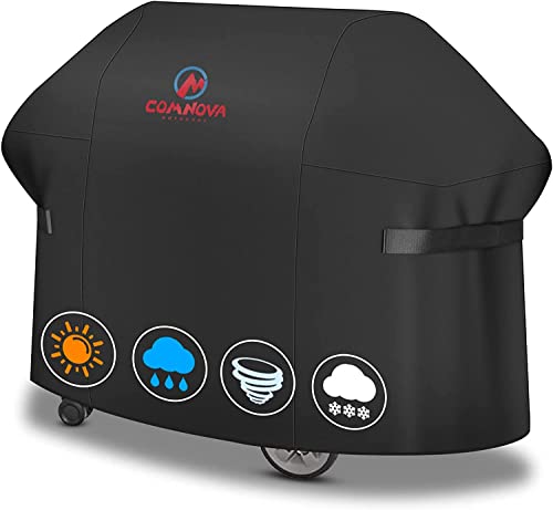 Comnova Grill Cover 72 Inch - 600D BBQ Cover for Outdoor Grill Heavy Duty and Waterproof, Large Barbecue Gas Grill Covers for Weber, Char-Broil, Nexgrill, Monument, Dyna-glo, Brinkmann and More