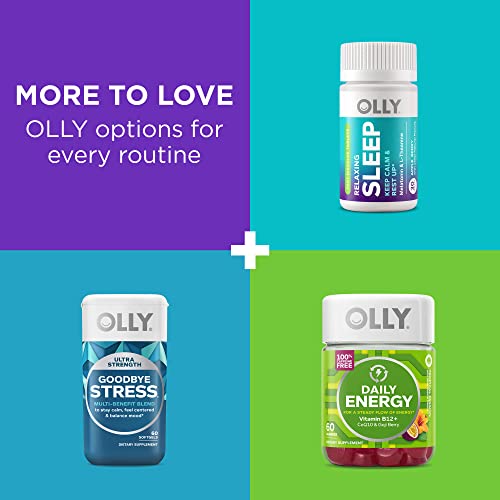 OLLY Extra Strength Sleep Fast Dissolve Tablets, 5mg Melatonin, Vegan, Strawberry - 30ct