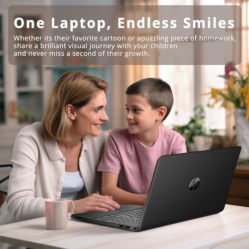 HP 15.6” HD Student Laptop, Intel Pentium Silver N5030, 32GB RAM, 1TB PCIe SSD, Intel UHD Graphics, HD Webcam, Numpad, Wi-Fi 5, Bluetooth, Windows 11, Black, 32GB USB Card