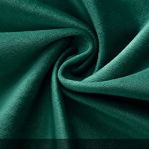 SMILETIME Emerald Green 95in Long Velvet Curtains with Rod Pocket Thermal Insulated Soft Privacy Room Darkening Velvet Drapes for Bedroom and Living Room, Set of 2 Panels, 42 x 95 Inches Long