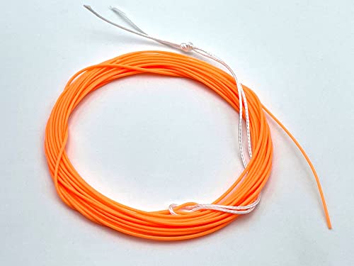 Tapered PVC Floating Tenkara Line (Light Weight with a Stiff Mono-core) (Acid Blue, 12ft Length)