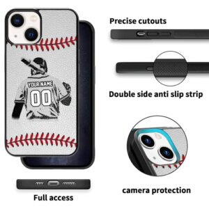 Personalized Baseball vs Name Number US Flag Decor Rubber Cover Phone Case for Samsung Galaxy S23 S22 S21 S20 ULTRA PLUS/ S21 FE /S20 FE/ S10 PLUS Custom Baseball Phone case (Baseball batter)