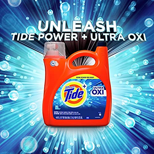 Tide Ultra Oxi Liquid Laundry Detergent 94 loads 146 fl oz HE Compatible