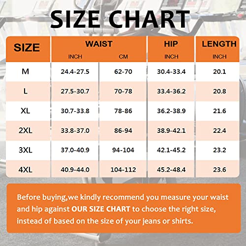 TOPELLER Men Tummy Control Shorts High Waist Slimming Compression Underwear Body Shaper Belly Girdle Boxer Briefs White