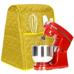 stand mixer dust-proof cover, mixer cover with organizer bag fits all tilt head & bowl lift compatible 5-8 quart models