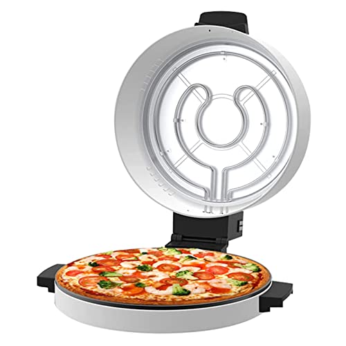 Electric Pizza Maker, Pizza Oven, Power Ready and Indicator Lights, Double-Sided Nonstick Heating Plate, Perfect for Pizzas, Pancake, Nachos, Fajitas, Omelettes,Red