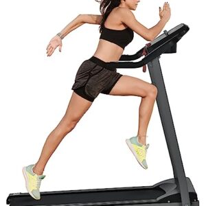 GINPORD Folding Treadmill - Home Fitness Running Machine - Foldable Treadmill for Home - Treadmills for Home Folding