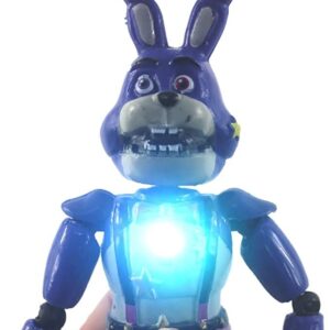 3-Piece FNAF Game-Inspired Action Figures Set - Bonnie Bear, Security Breach, Sundrop Doll - Movable Joints PVC Model Toys & Gifts