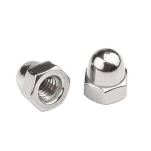 rorun lug nut acorn nut 304 stainless steel decorative hex acorn cap nuts caps covers acornnuts (size : m5 x 2pcs)