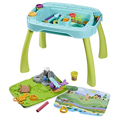 Play-Doh All-in-One Creativity Starter Station Activity Table, Preschool Toys for 3 Year Old Boys & Girls & Up, Starter Sets