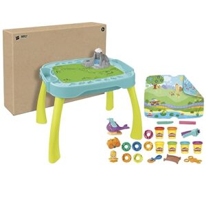 Play-Doh All-in-One Creativity Starter Station Activity Table, Preschool Toys for 3 Year Old Boys & Girls & Up, Starter Sets